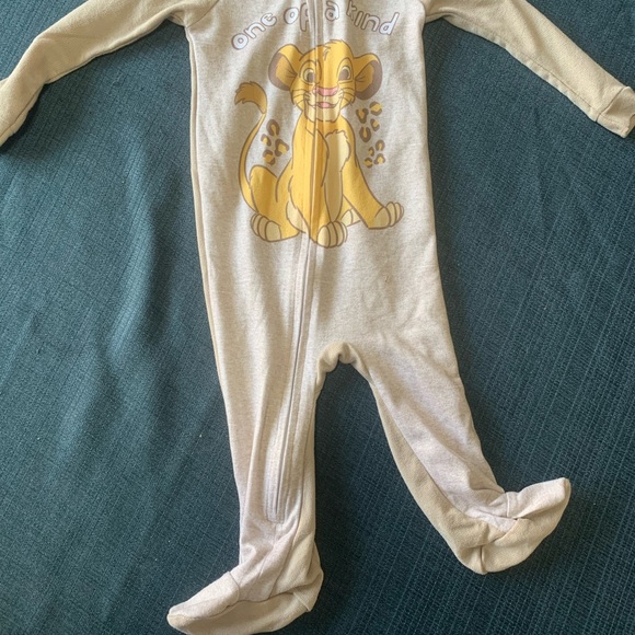 One Pieces | Baby Disney Lion King Pajama Closed Toed Pajama | Poshmark